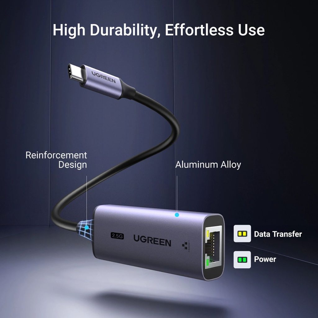 UGREEN USB Type C to RJ45 Lan Adapter Ethernet Network 2500Mbps ...